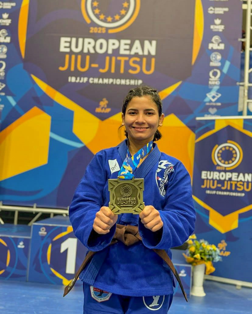 Joyse Barbosa brilha no Campeonato Europeu de Jiu-Jitsu