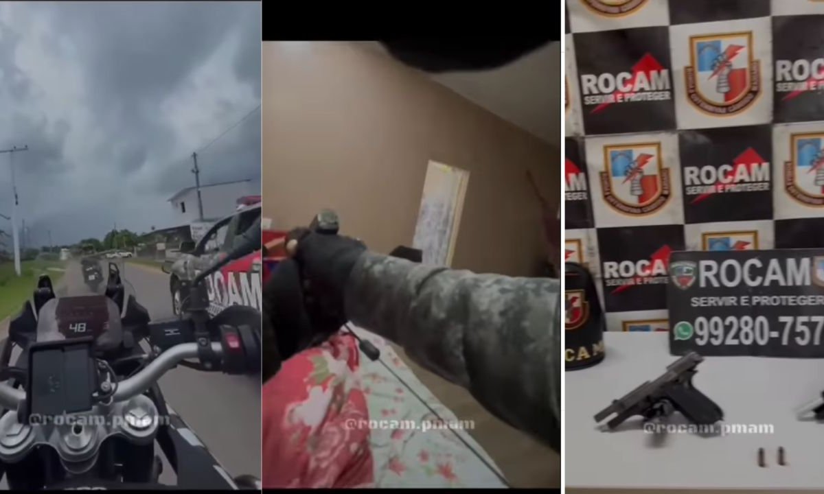 Vídeo: ROCAM prende dupla em flagrante com armas de uso restrito em ...